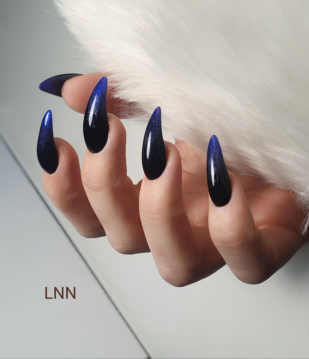 Gothic Claw Press on Nails: Hand Painted Werewolf Nails - Etsy