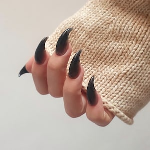Black Werewolves Claws, Werewolf Nails, Claw Press on Nails, Cosplay ...