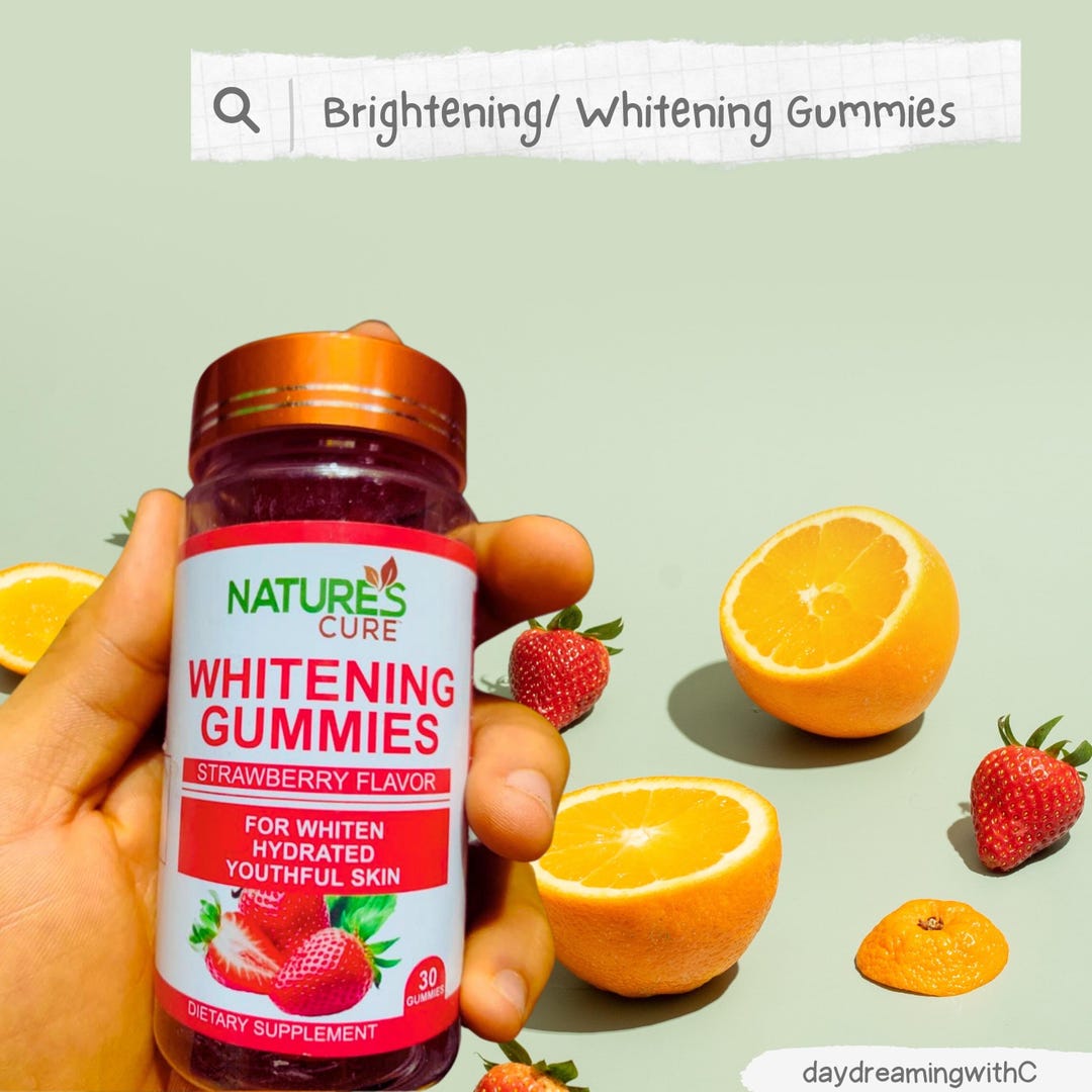 Skin Brightening Gummies, Skin Whitening, Glow Face and Body, Collagen ...