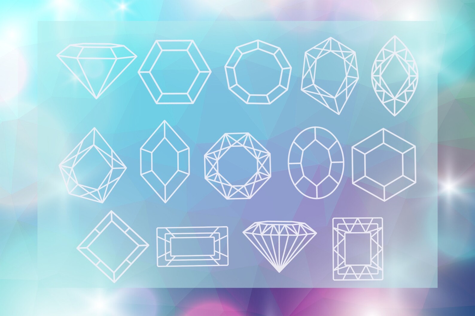 Diamond Procreate Stamps Jewelry Procreate Stamps - Etsy