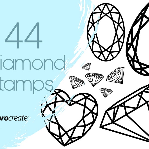 Diamond Stamp - Etsy