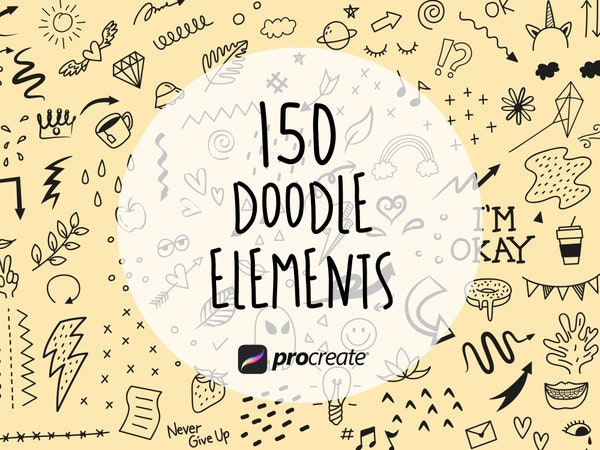 37 Happy Doodles Clip Art / Hand Drawn Doodles / Cute Drawings - Etsy ...