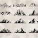 Mountain Procreate Stamps Landscape Procreate Stamps - Etsy