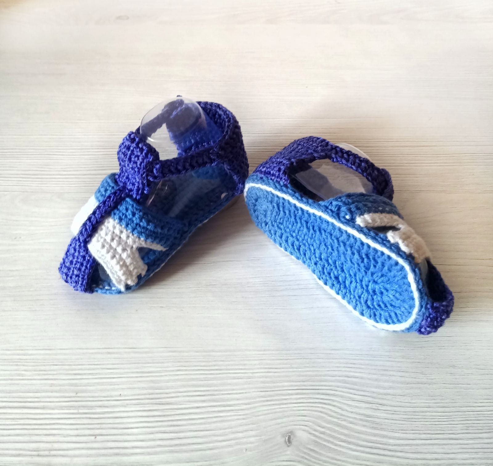 Crochet Baby Gladiator Sandals PATTERN, DIY Summer Booties (PDF Pattern ...