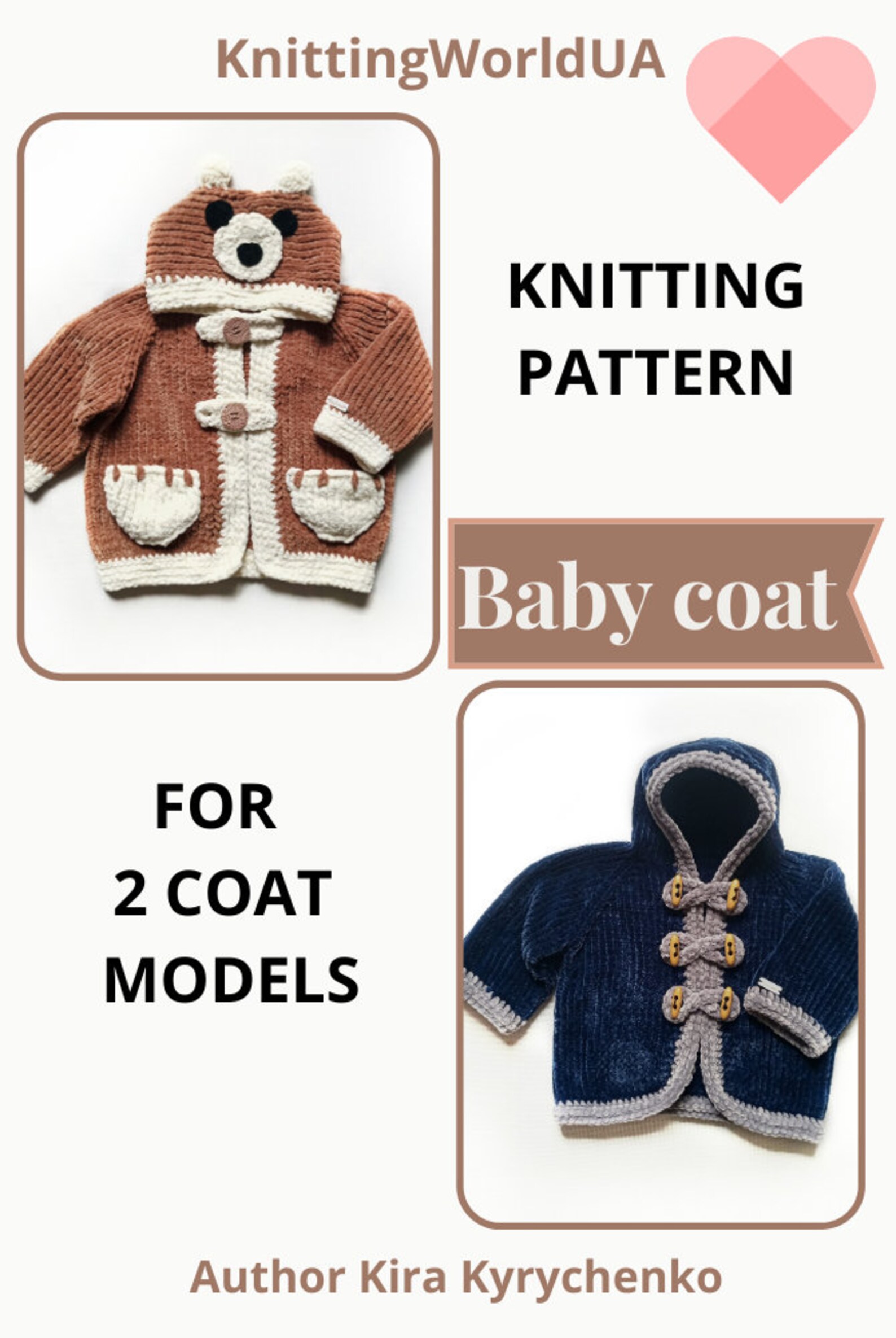 KNITTING PATTERN Baby Coat Teddy Bear, Patterns How Knit Baby Coat, Pdf ...