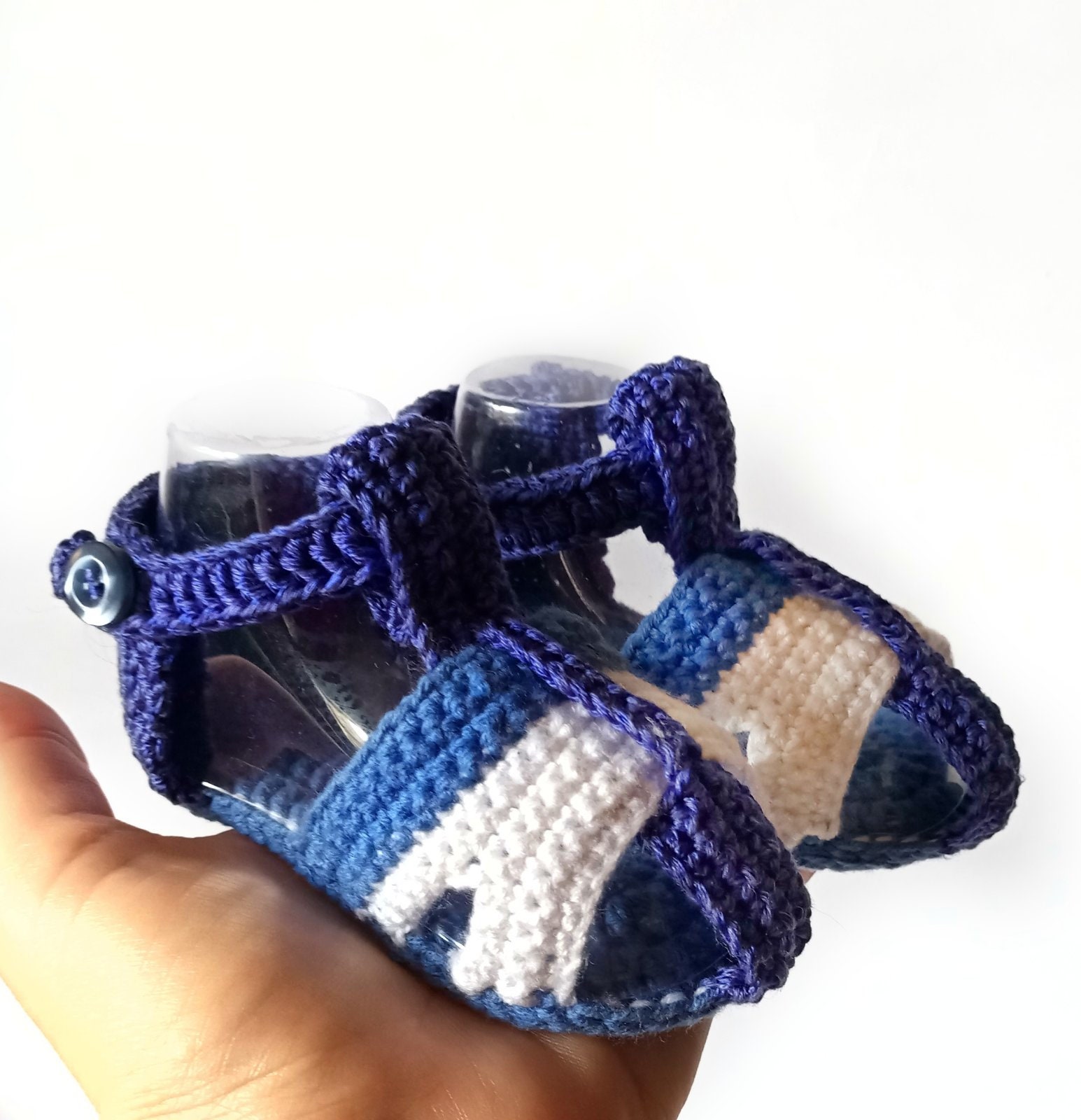 Crochet Baby Gladiator Sandals PATTERN, DIY Summer Booties (PDF Pattern ...