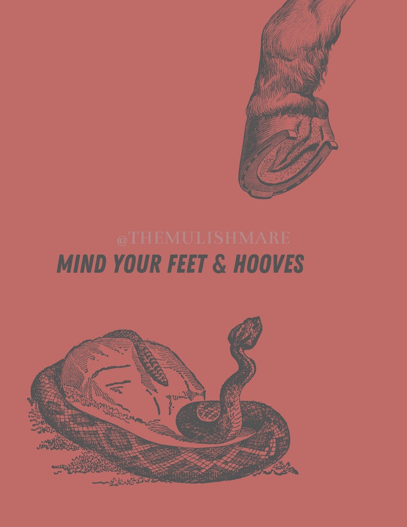 Mind Your Feet & Hooves, Printable Art, Neutral Wall Art, Southwestern ...