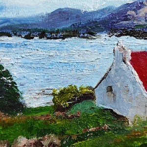 Scotland Painting Original Oil Painting Impasto Painting Small Oil Art ...