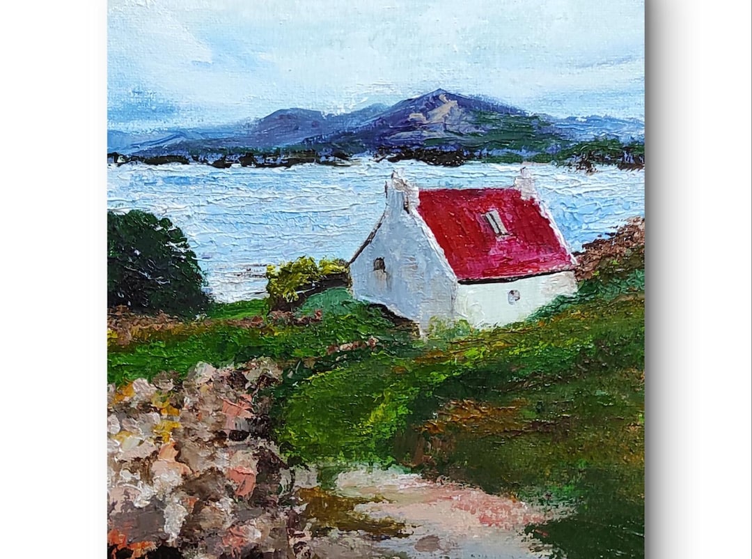 Scotland Painting Original Oil Painting Impasto Artwork Scotland Wall ...