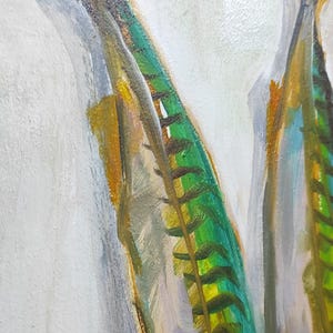 Sardines Painting Sardines Original Art Animal Oil Painting Semi ...