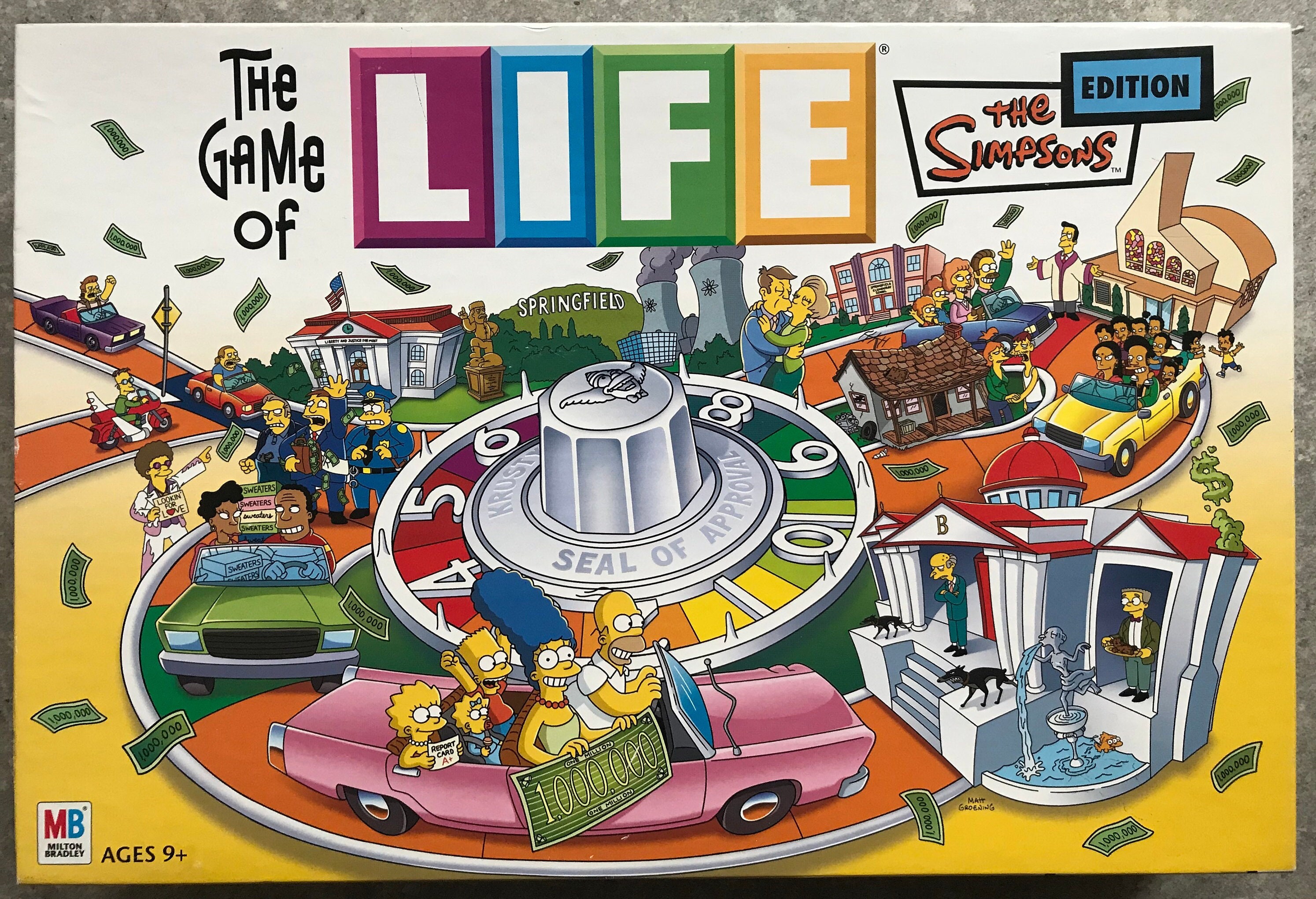 Vintage Simpsons Board Games Choose From Cluedo / Game of Life - Etsy UK