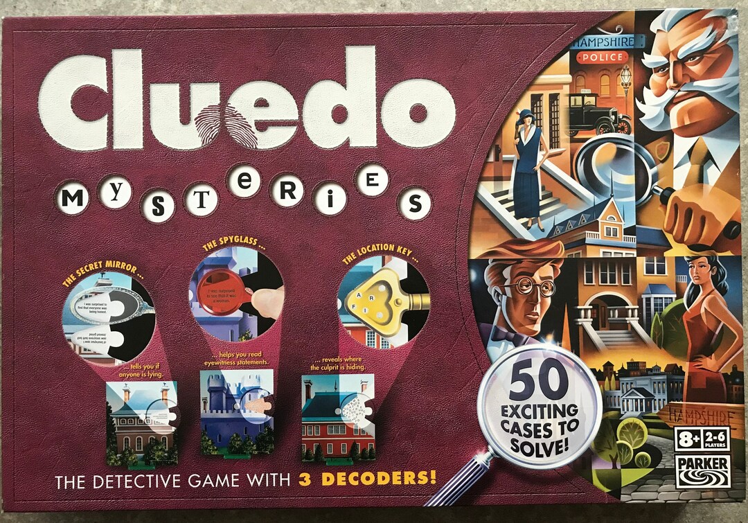 Cluedo Mysteries - Vintage Board Game - Etsy UK