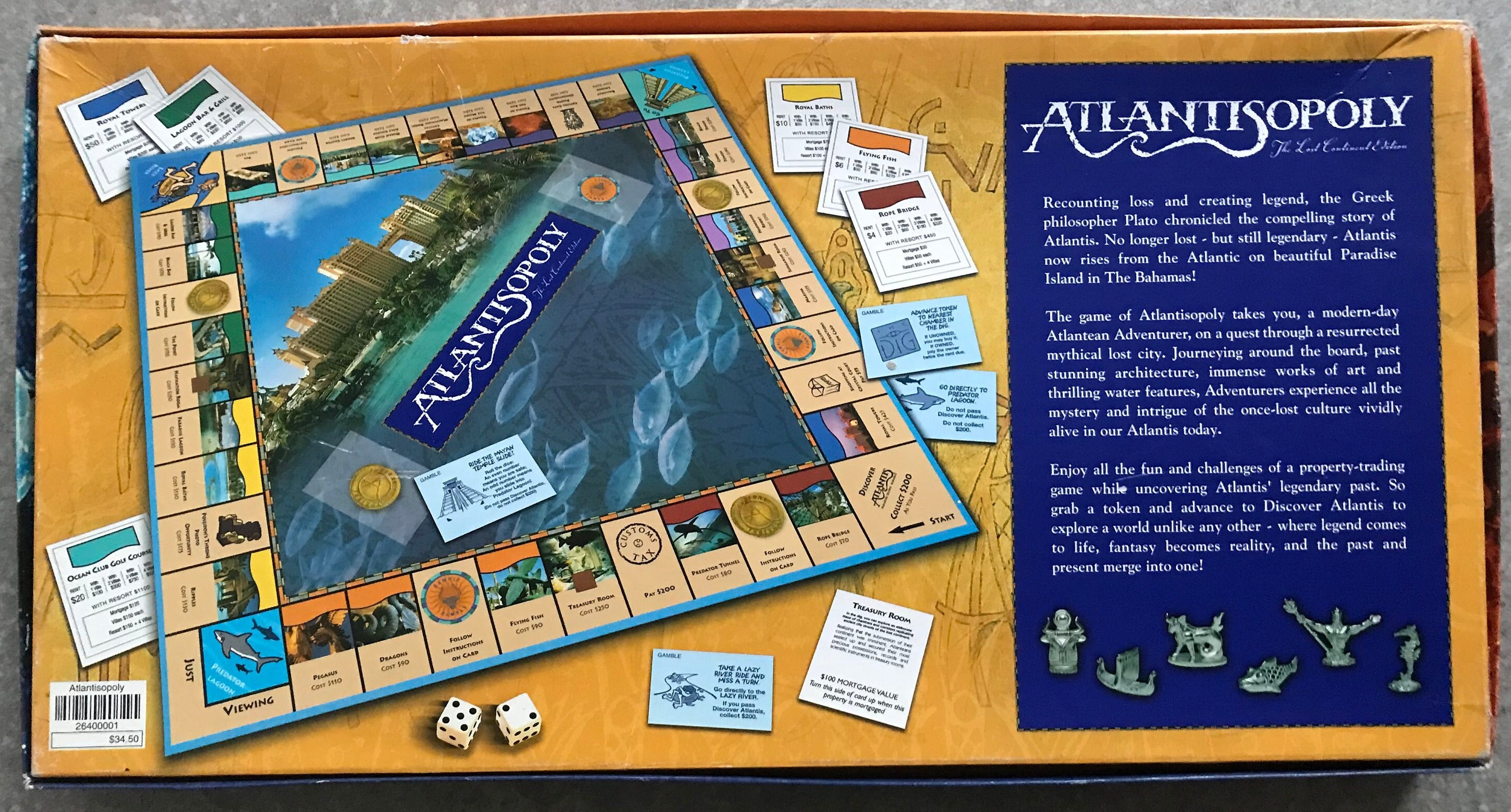 Themed Monopoly Board Games Choose From: Anti-monopoly / Atlantisopoly ...