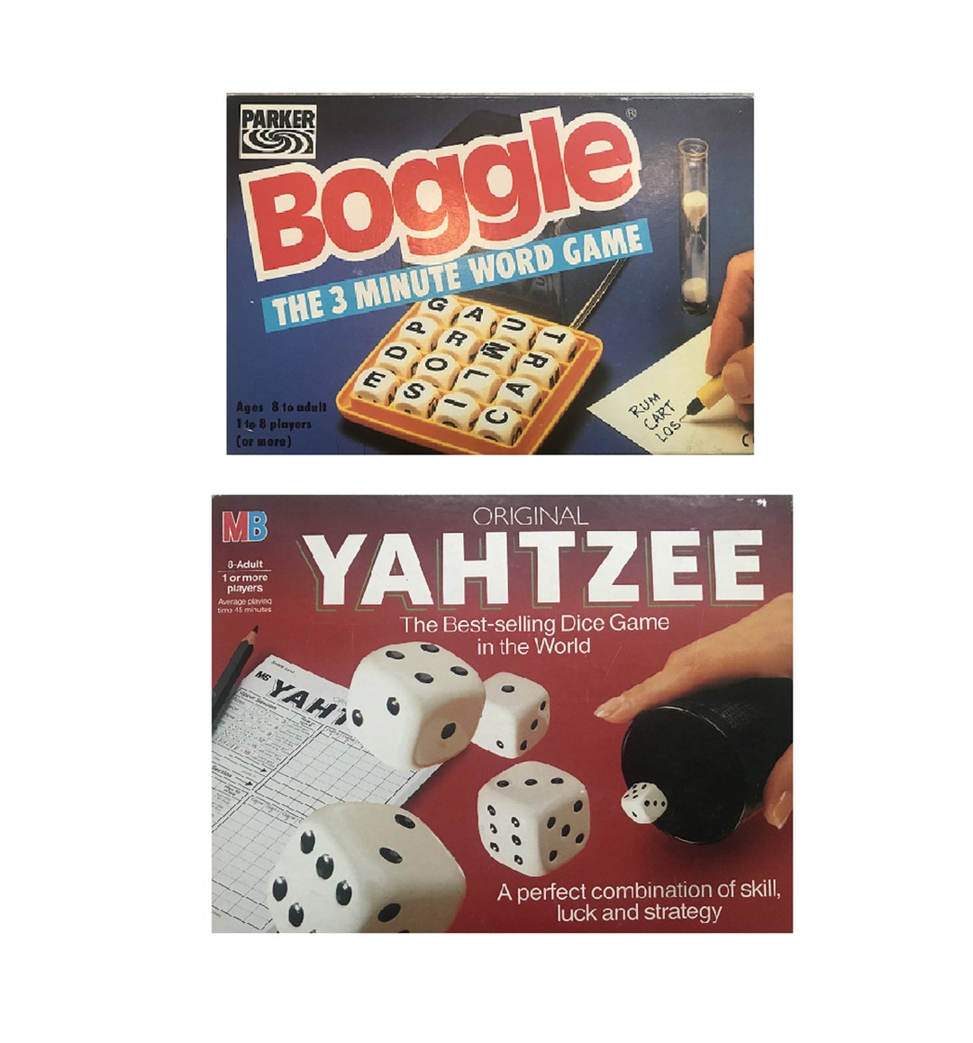 Vintage Dice Games Choose From: Boggle the 3 Minute Word - Etsy