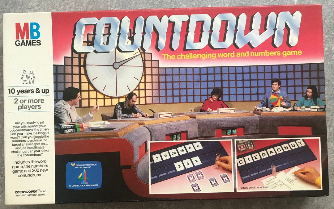 Vintage Board Games From MB Games Choose From: Downfall / Countdown ...