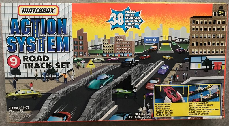 Matchbox Action System Road Track Set Vintage Toy From the 1990s - Etsy