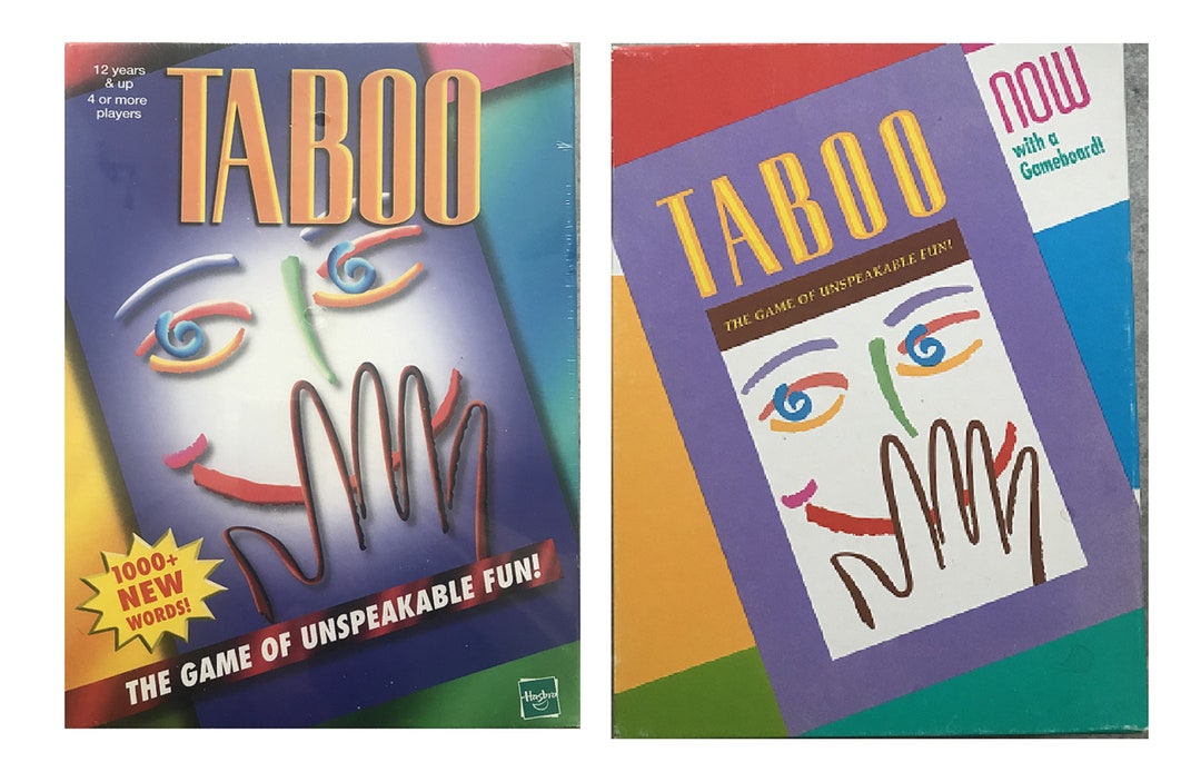 Vintage Taboo Games by MB Games Choose From: Taboo NEW 2000 / Taboo ...