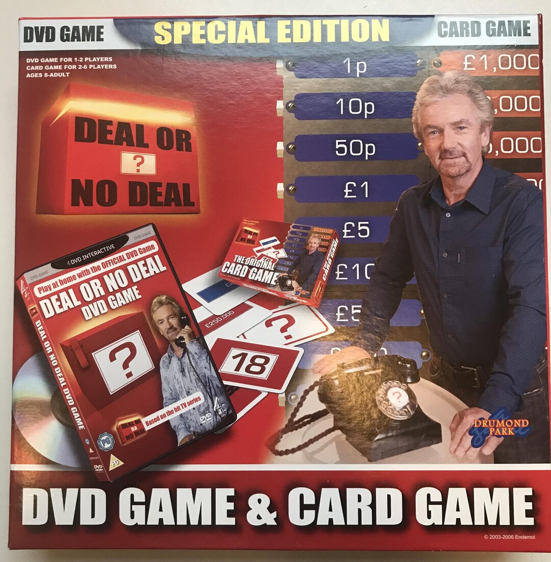 Deal or No Deal Special Edition DVD Game & Card Game - Etsy UK