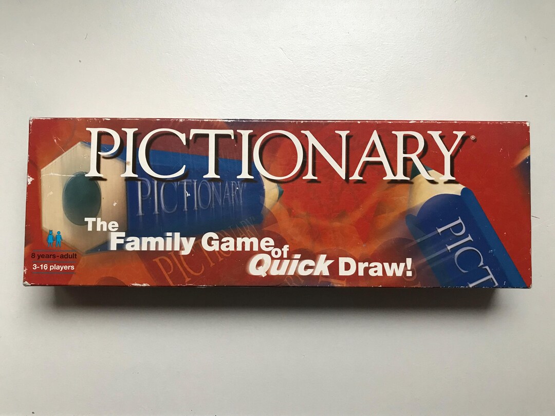 Pictionary Board Game - You've Got to Draw to Win! - Etsy
