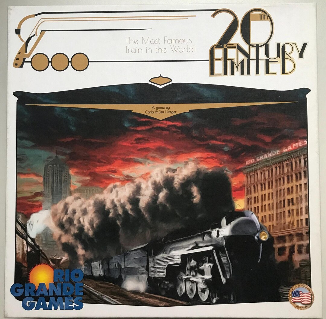 20th Century Limited (the Most Famous Train in the World!) Board Game ...