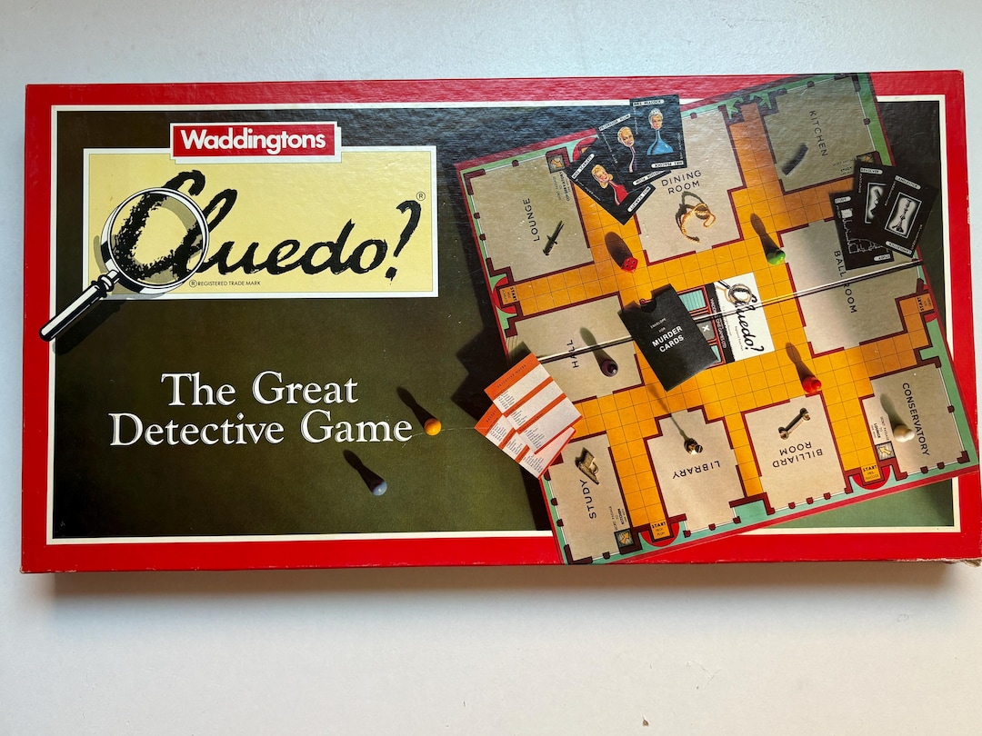 Cluedo The Great Detective Game Vintage By Waddingtons From 1990 Etsy cluedo-the-great-detective-game-vintage-by-waddingtons-from-1990-etsy
