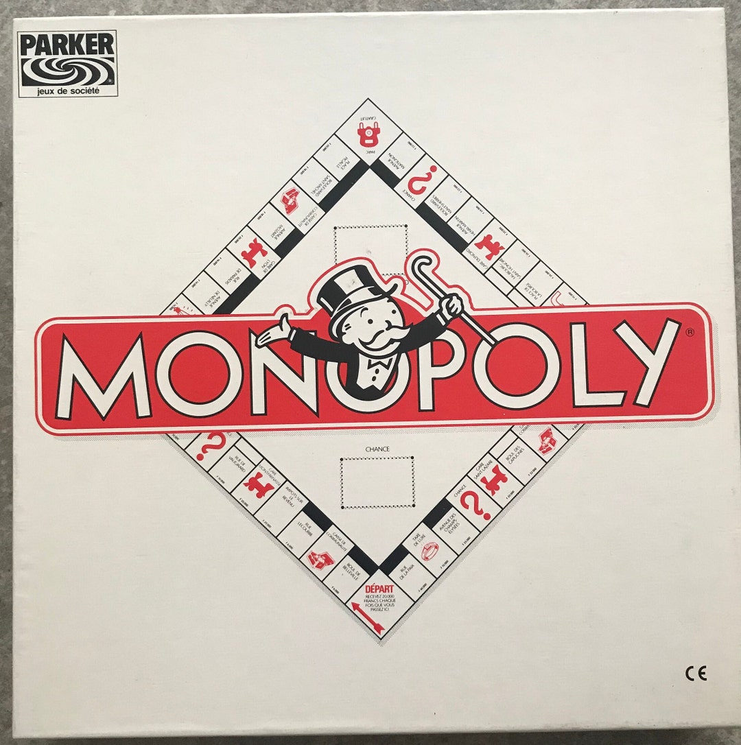Vintage Monopoly Games Choose From: French Monopoly parker 1985 - Etsy