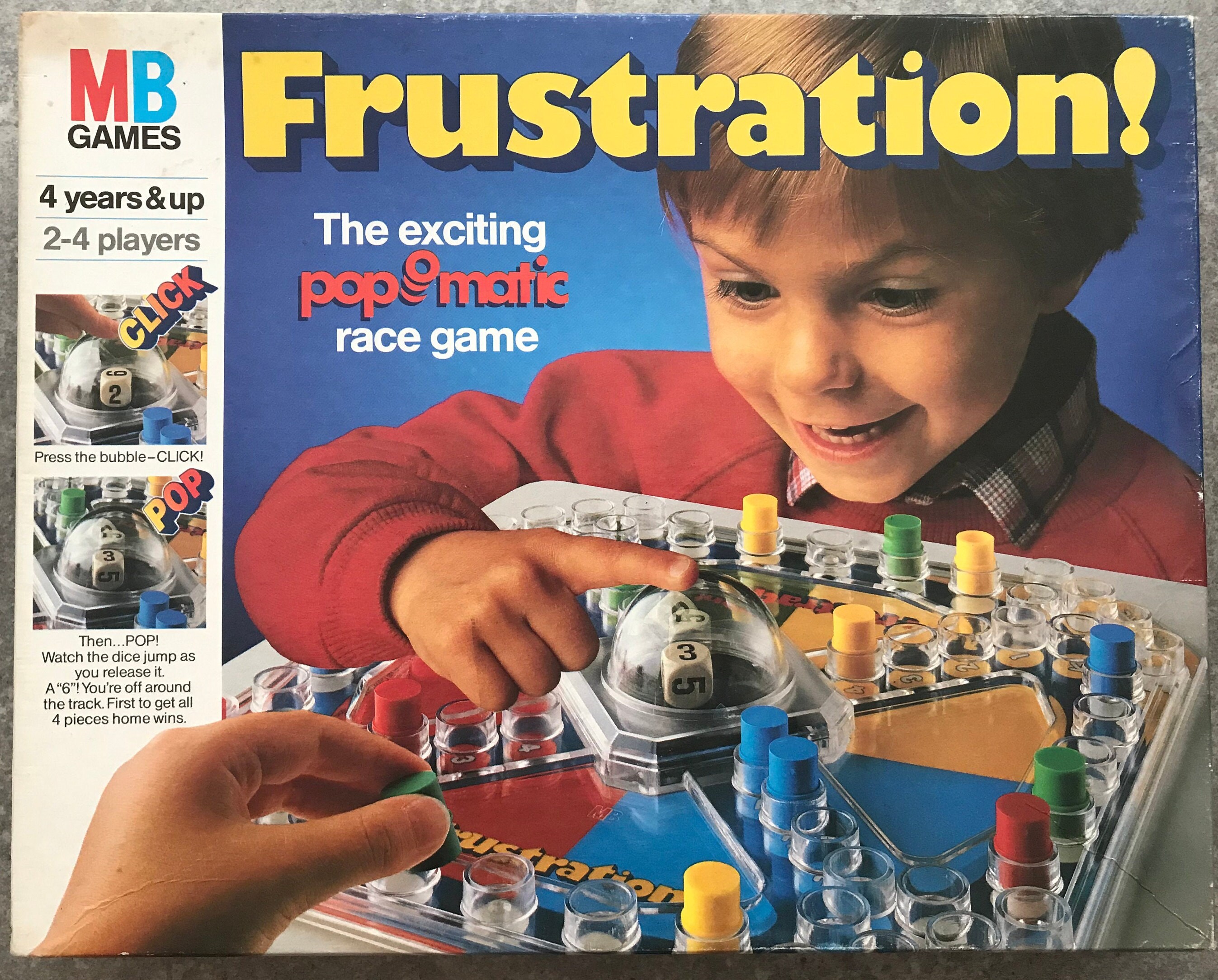 Vintage Board Games by MB Games Choose From: Frustration 1986 ...