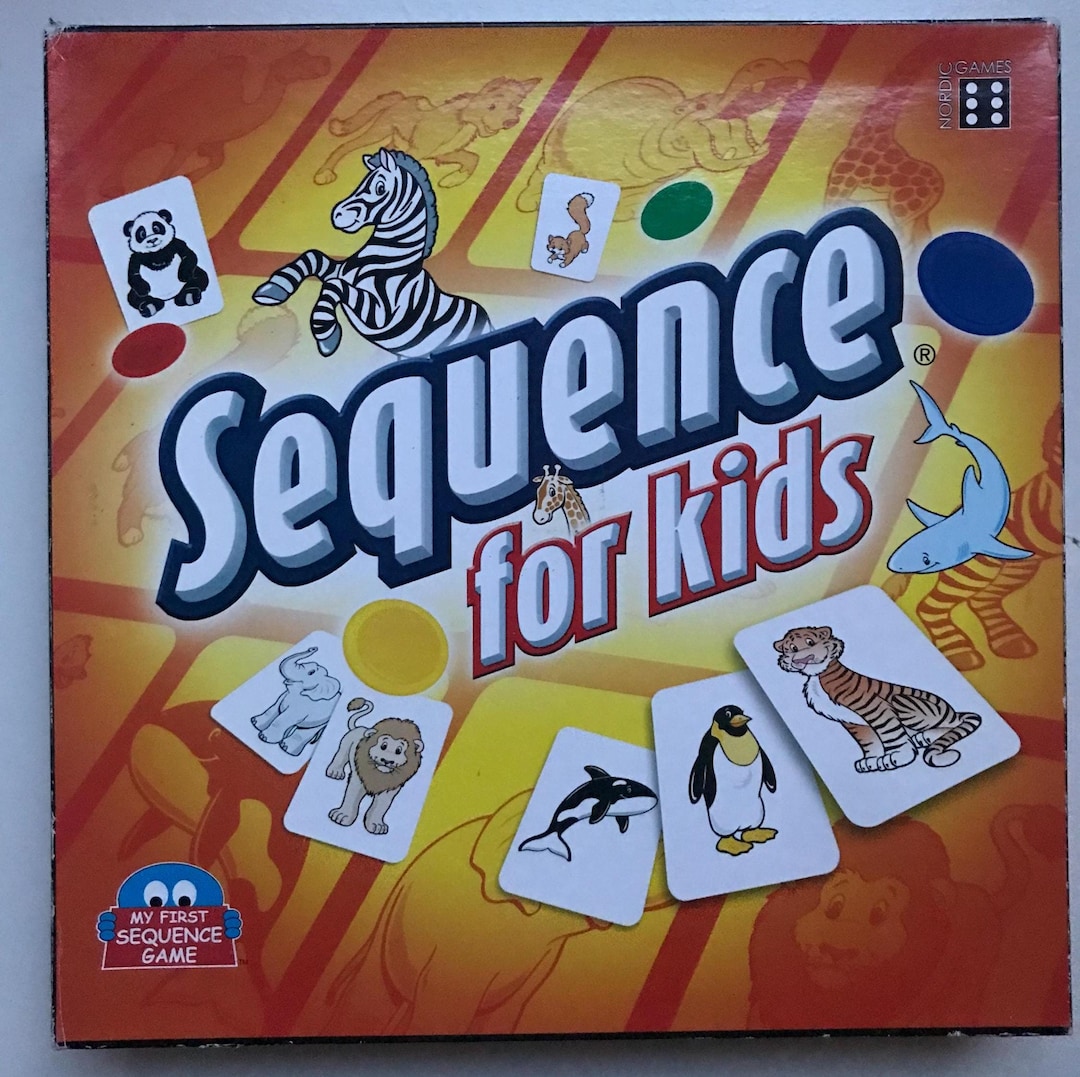 Sequence for Kids Board Game - Etsy UK
