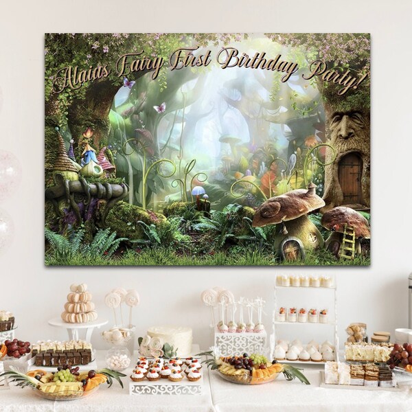Enchanted Forest Backdrop - Etsy