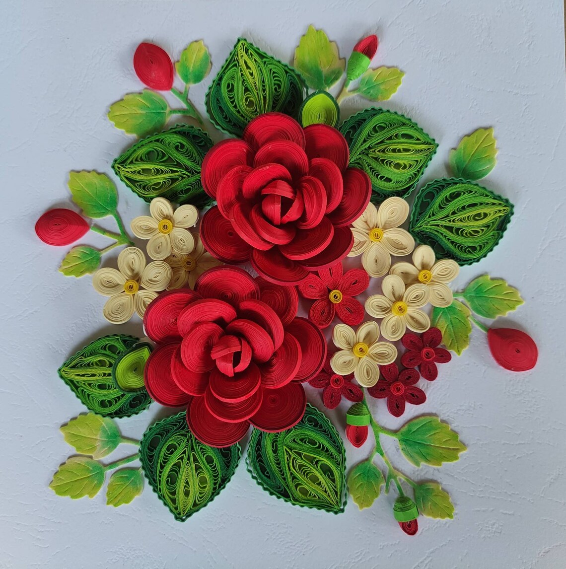 Quilling Art/handmade/paper Quilling Wall Art /unframed - Etsy
