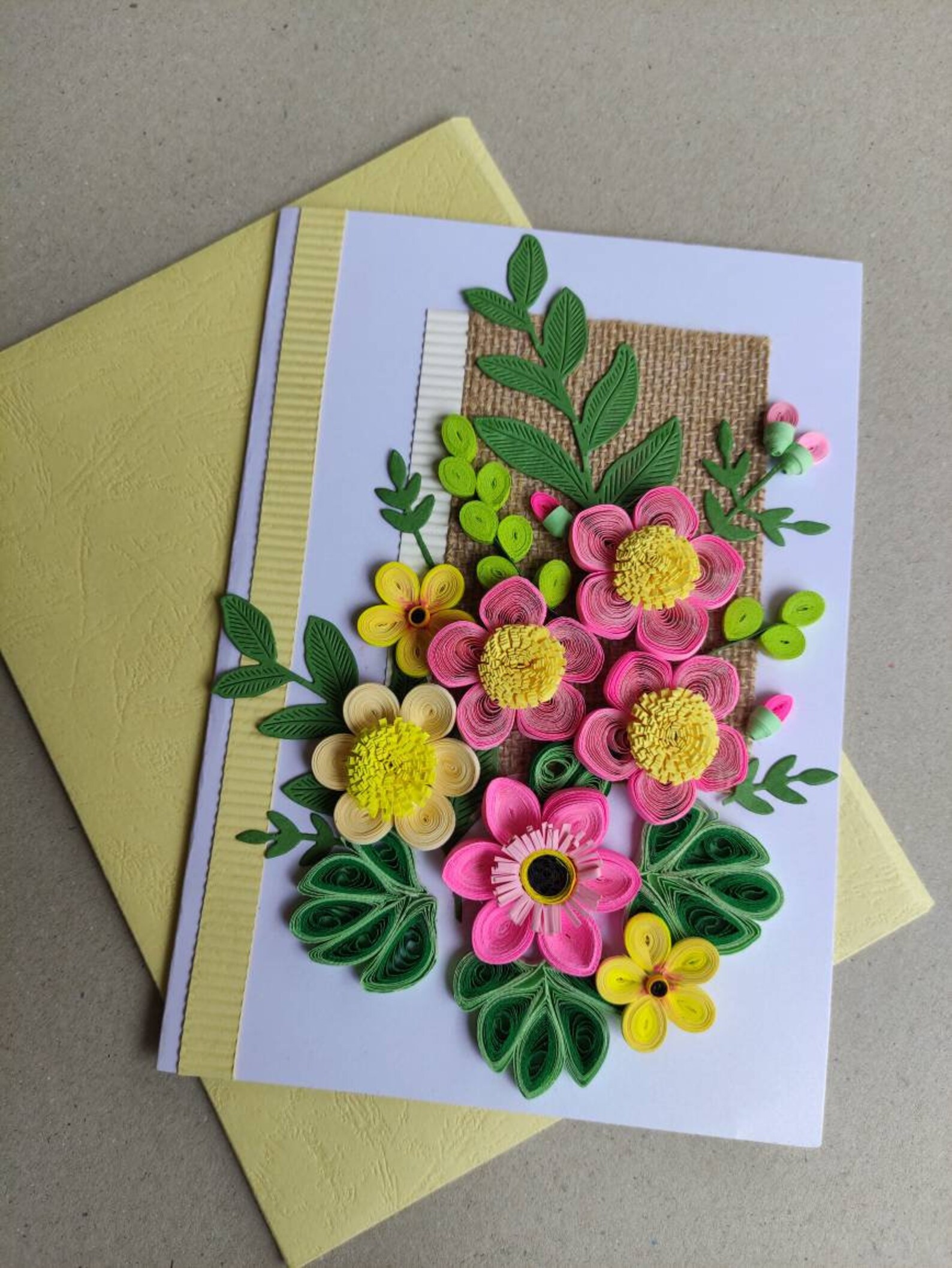 Quilled Card/card for Her/paper Quilling/birthday Card/quilling Card ...