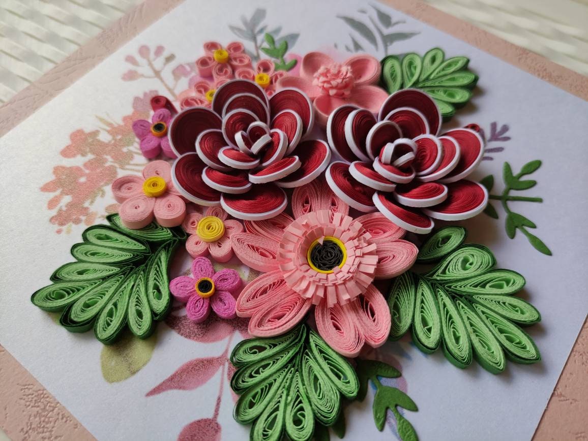 Paper Quilling Flowers Patterns