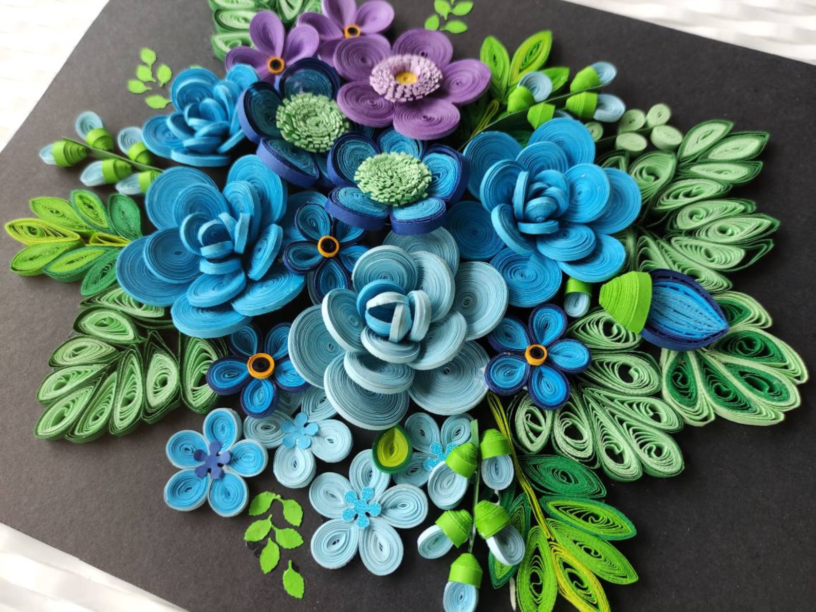 Paper Quilling Wall Art /unframed /quilling Wall Hanging/quilling Wall ...