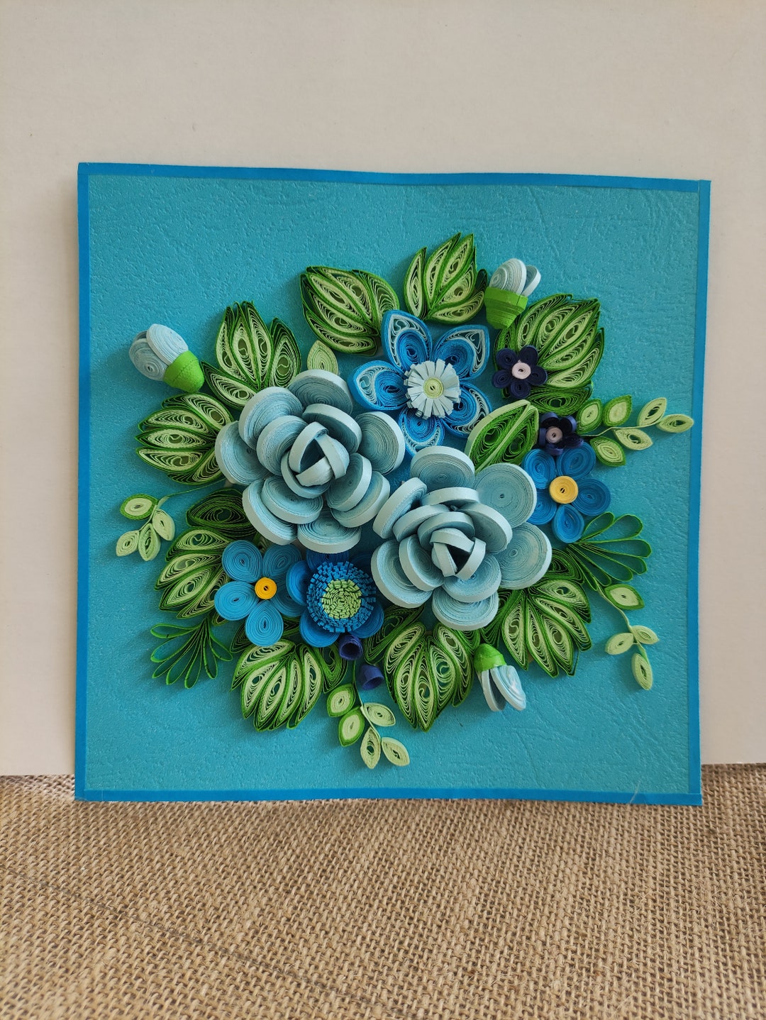 Paper Quilling Wall Art /unframed /quilling Wall Hanging/quilling Wall ...