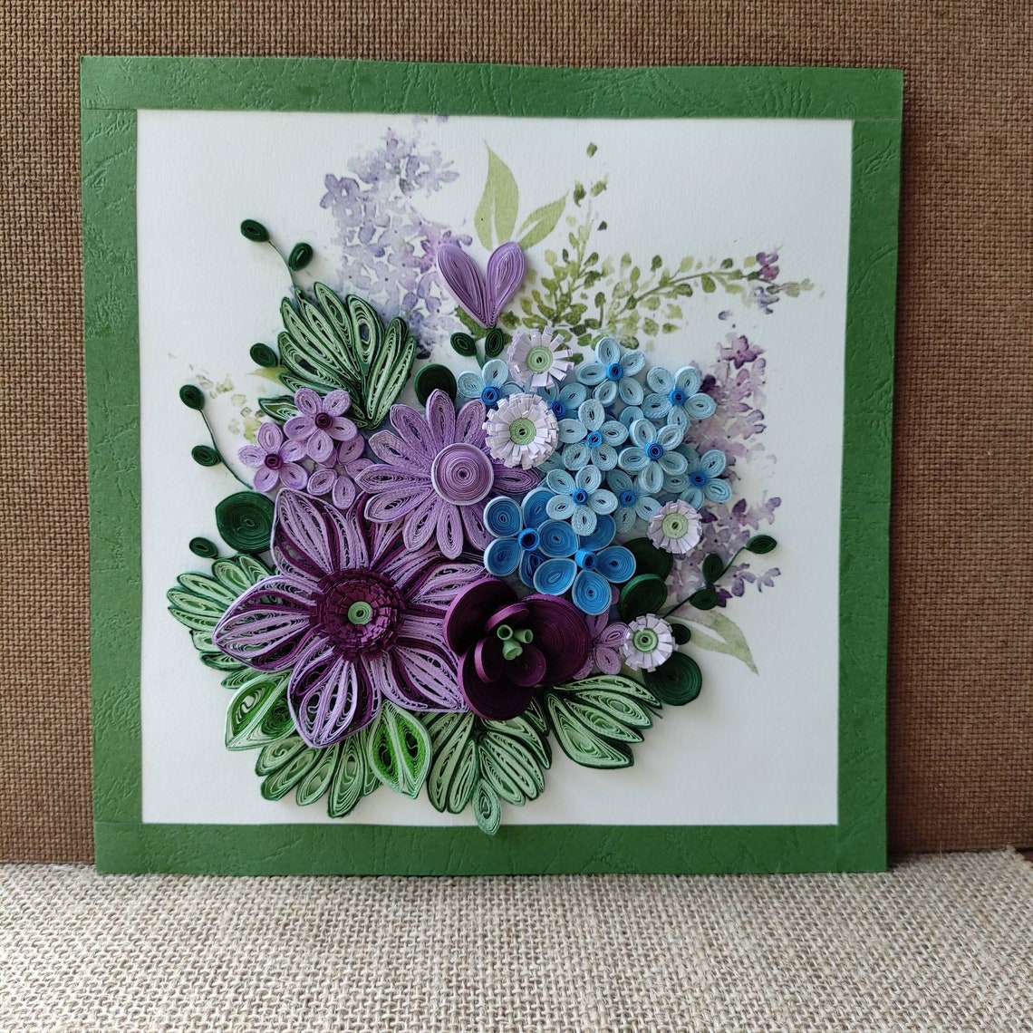 Paper Quilling Wall Art /unframed /quilling Wall - Etsy