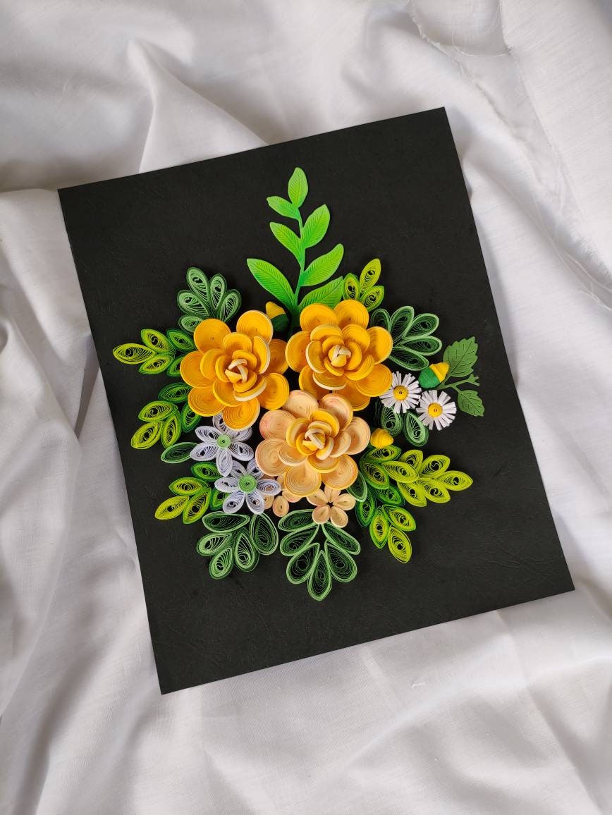 Paper Quilling Wall Art /unframed /quilling Wall Hanging/quilling Wall ...