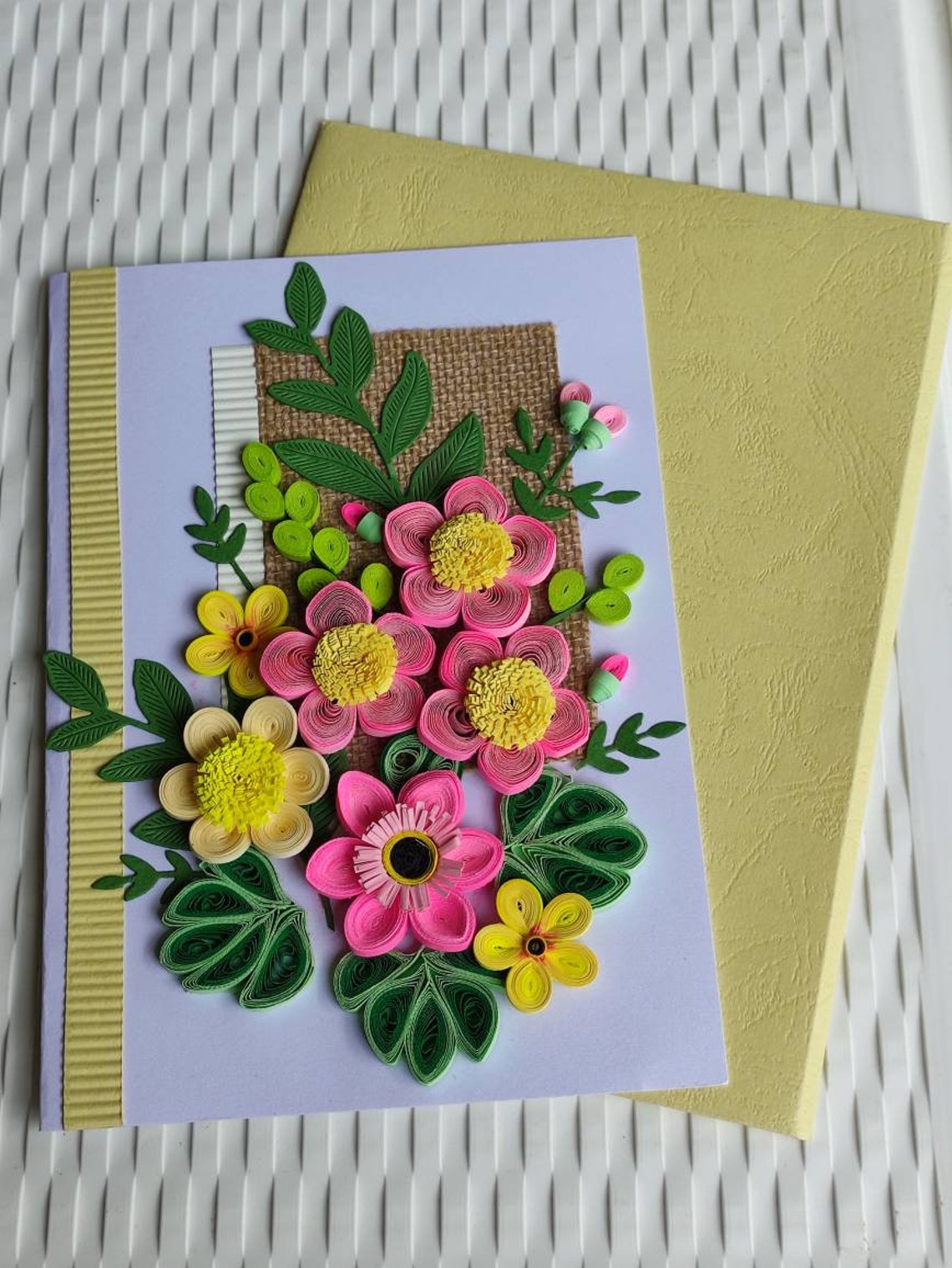 Quilled Card/card for Her/paper Quilling/birthday Card/quilling Card ...