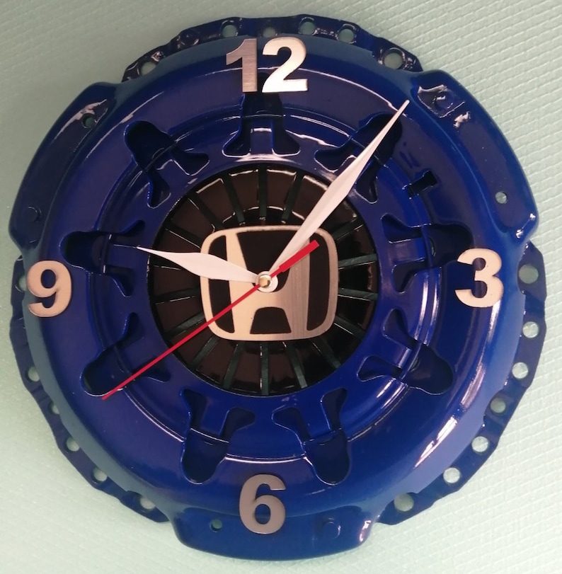 Honda Theme Wall Clock Automotive Art Pressure Plate Auto Home Decor ...