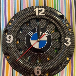 BMW Wall Clock Automotive Art Pressure Plate Auto Home Decor - Etsy