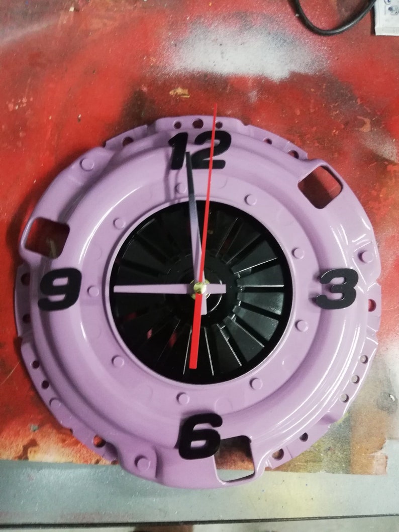 Jeep Theme Wall Clock Automotive Art Pressure Plate Auto Home Decor One ...