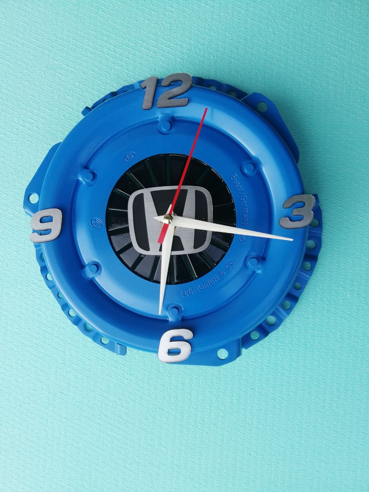 Honda Theme Wall Clock Automotive Art Pressure Plate Auto Home Decor ...