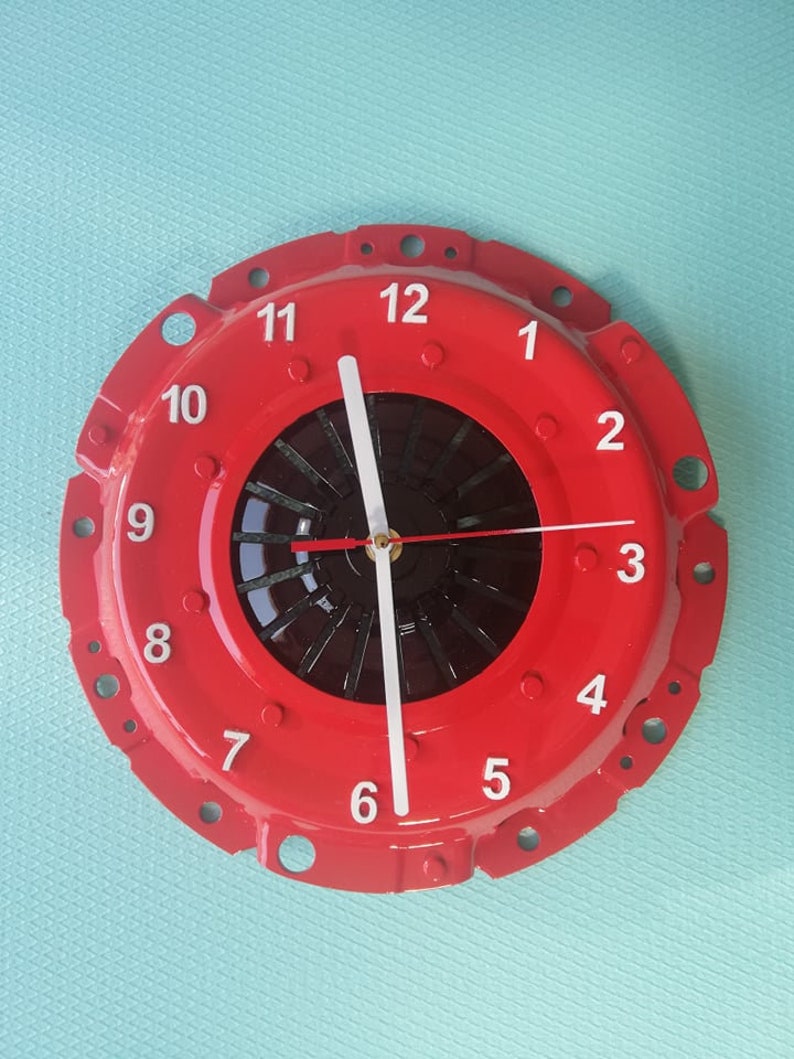 Jeep Theme Wall Clock Automotive Art Pressure Plate Auto Home Decor One ...