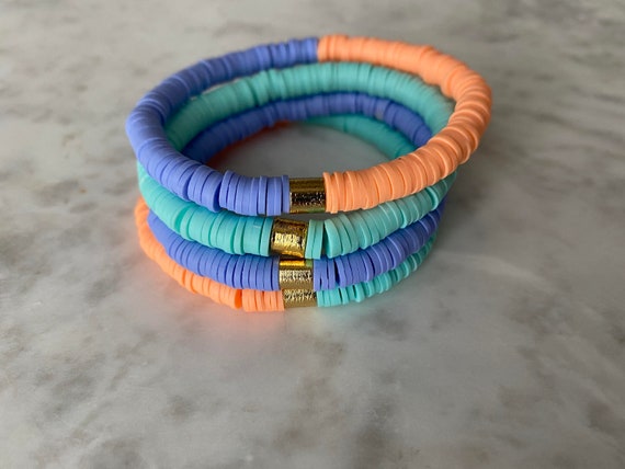 Bracelet Heishi Spring Stack Ensemble de 4 Bracelet - Etsy France