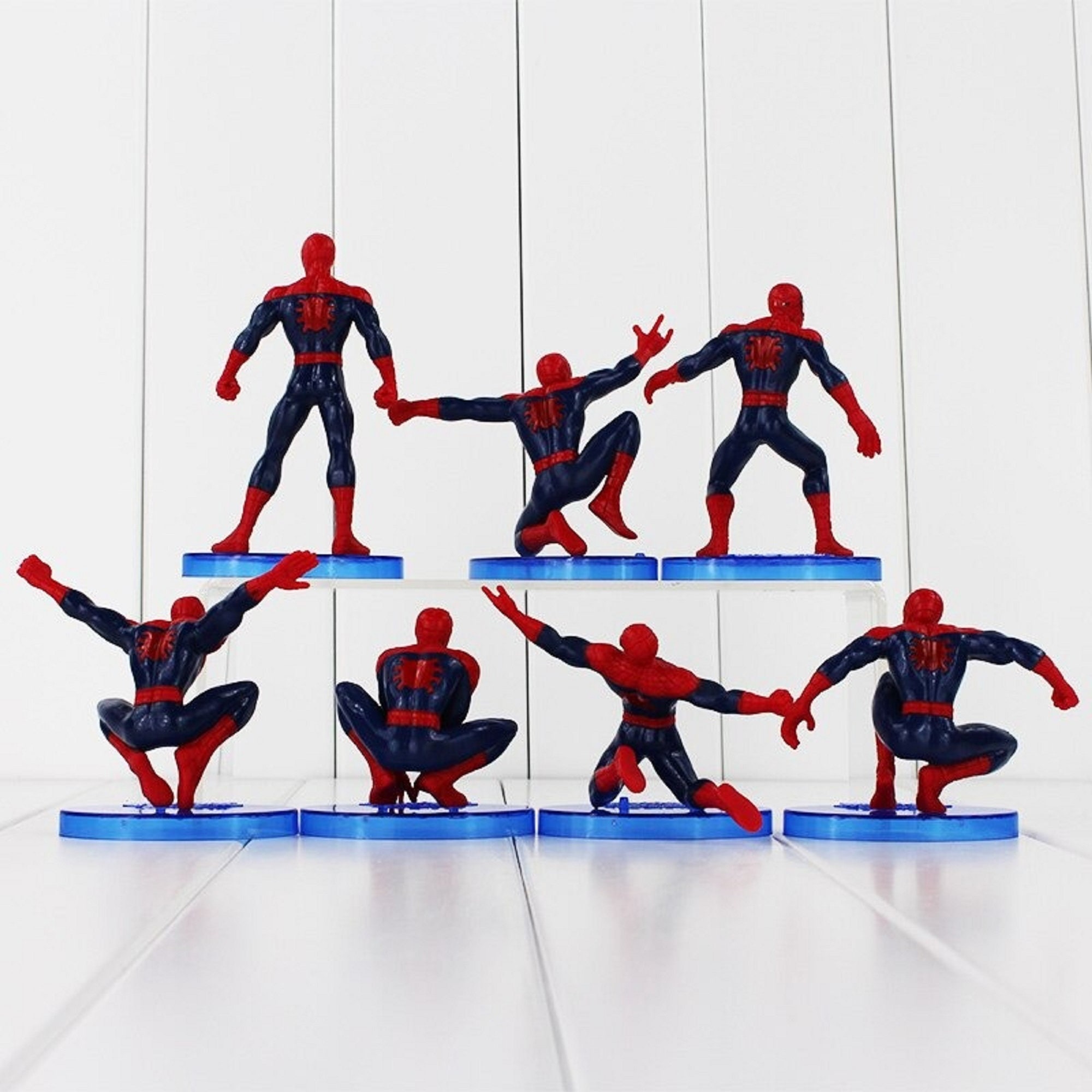 7Pcs/Lot Spider Man Action Figur Spiderman Modell Spielzeug | Etsy