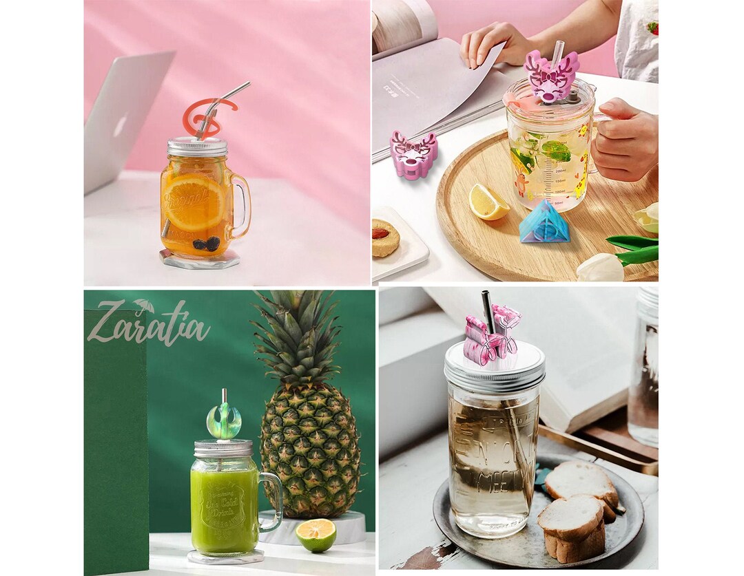 Creative Straw Topper Mold Straw Accessories Silicone Mold - Etsy