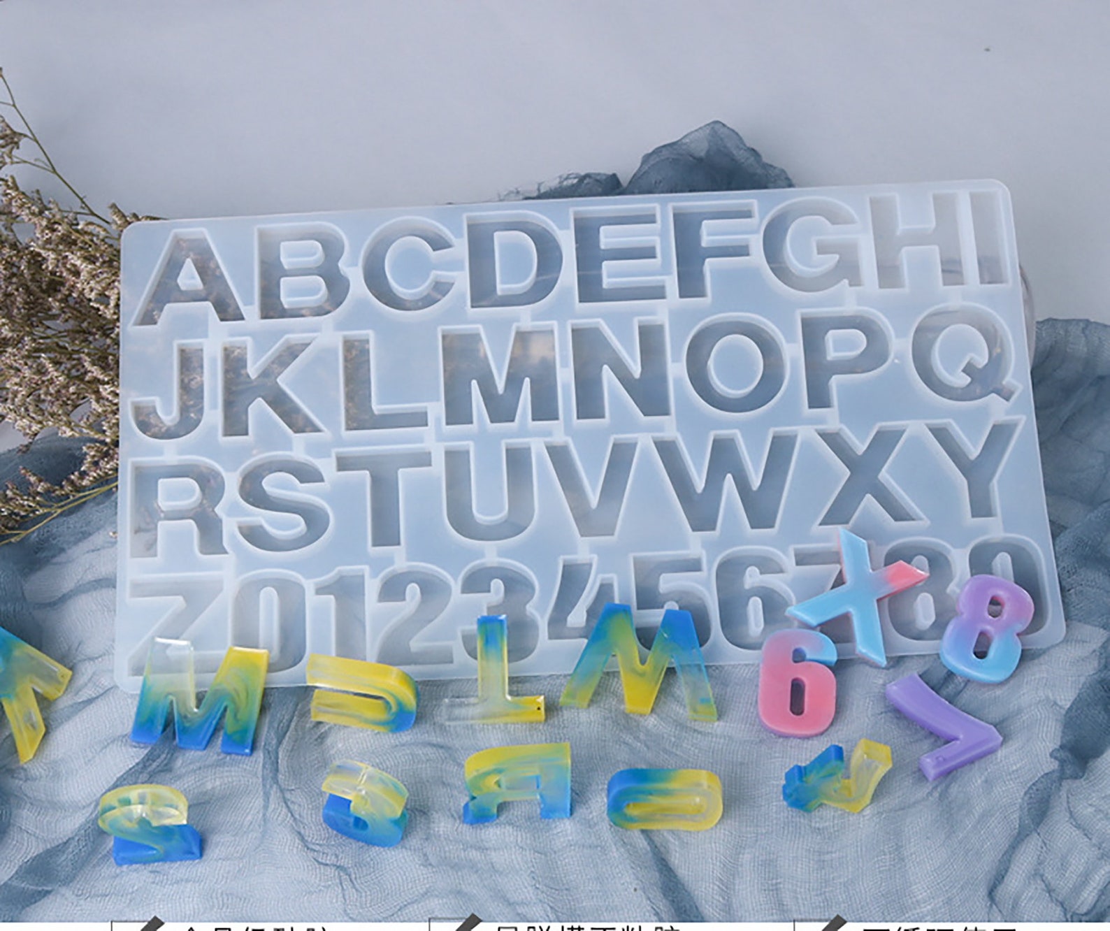 Letter Number Mold Alphabet Letter Silicone Mold Alphabet - Etsy