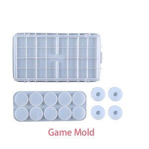 Fast Sling Puck Game Mold, Bumper Chess Silicone Mold, Table Hockey ...
