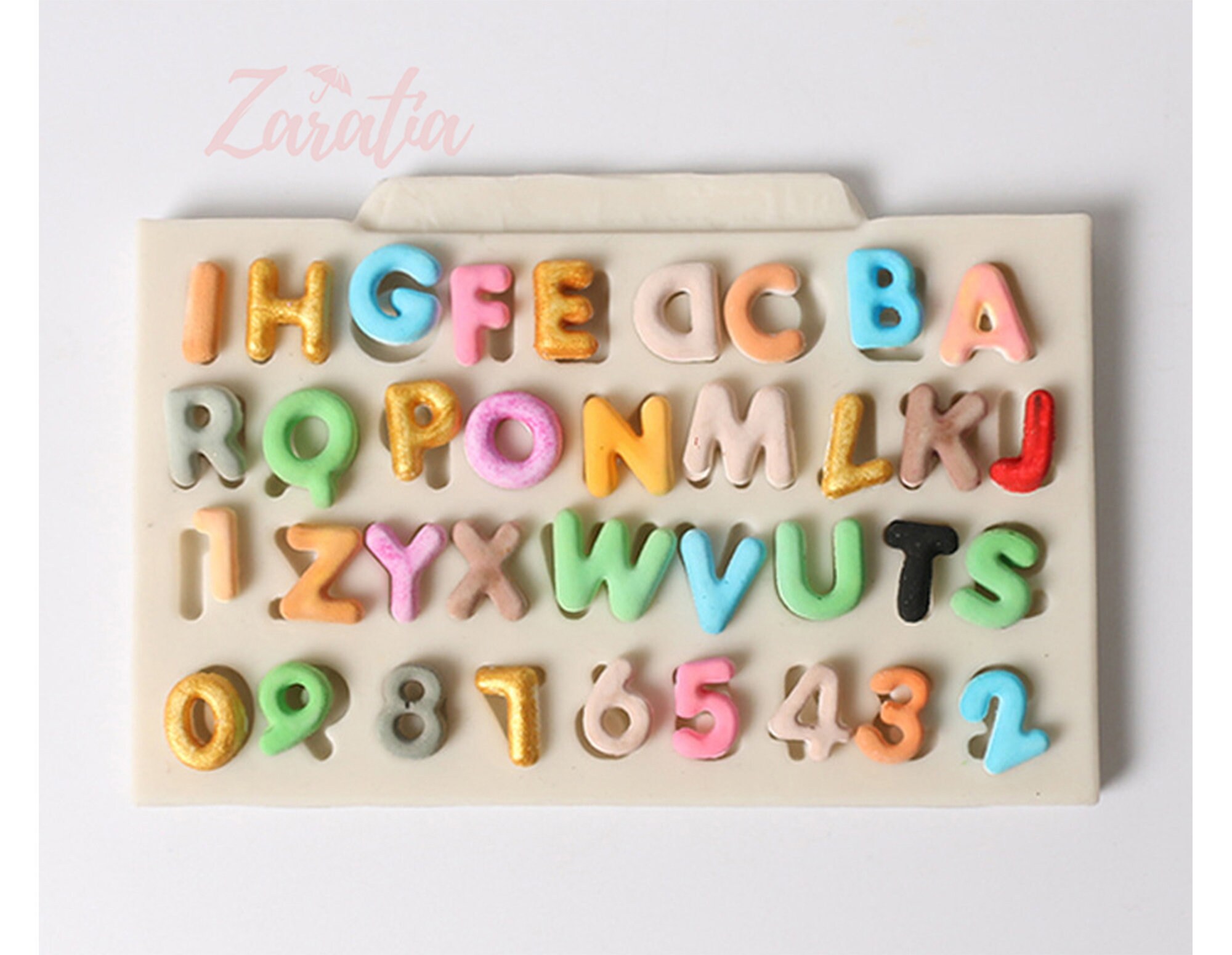 Letter Silicone Mold Letter Fondant Silicone Mold Cake | Etsy