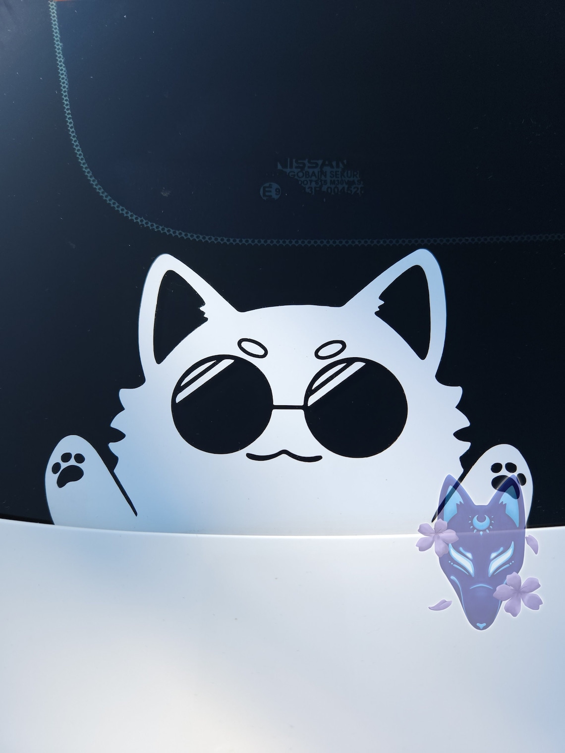 Gojo Satoru Cat Peeker Vinyl Decal Gojo Catoru Jujutsu Kaisen Anime ...