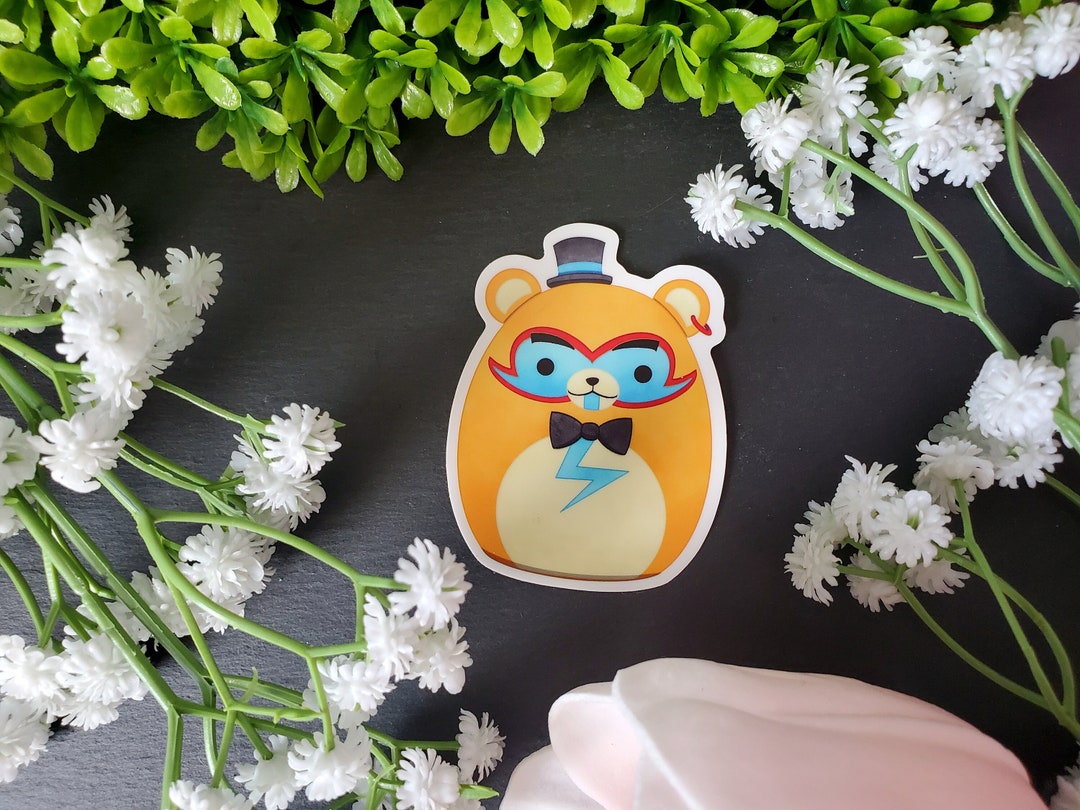 Glamrock Freddy - Plushie Inspired Sticker - Five Nights at Freddy's ...
